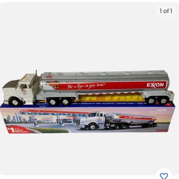 Toys | Exxon Large Tank Truck Novelty 1997 Made With Box | Poshmark